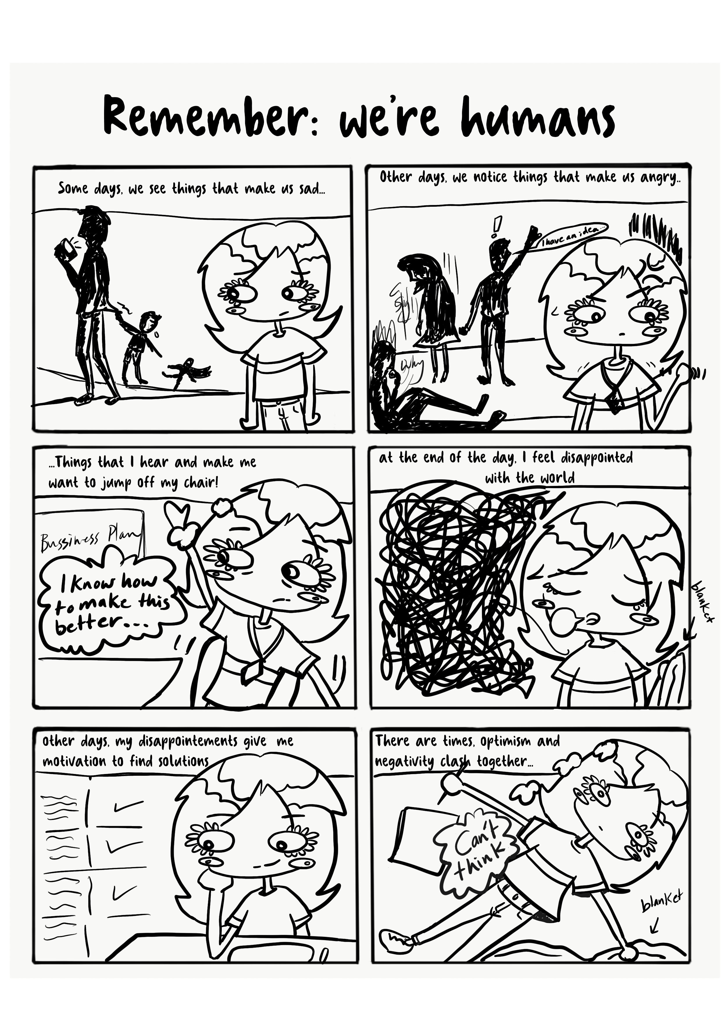 Comic 15: Remember: We’re Humans – Hope Baqshy Comics